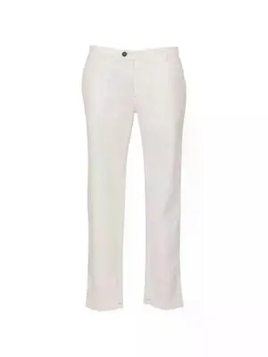 Isaia Straight-leg Trousers - White