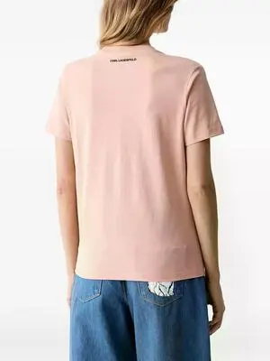 Karl Lagerfeld Embroidered Logo T-shirt