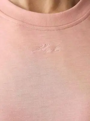 Karl Lagerfeld Embellished Sweatshirt - Pink