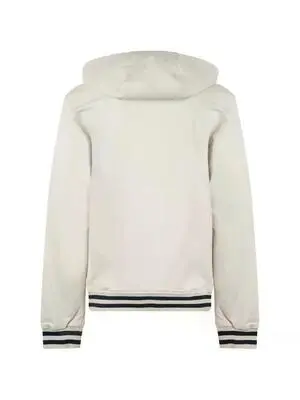 MOORER Striped Trim Hoodie
