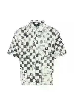 REPRESENT Pool Side Checkerboard-print Shirt