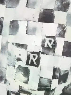REPRESENT Pool Side Checkerboard-print Shirt
