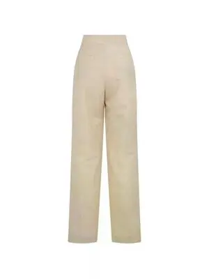 MOORER High-waisted Belted Trousers
