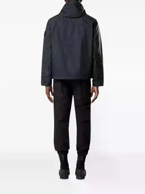 Stone Island Hooded Logo-patch Jacket