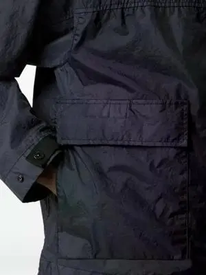 Stone Island Hooded Logo-patch Jacket