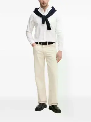 BENETTON Button-down Chest-pocket Shirt