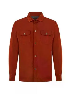 MOORER Press-stud Shirt Jacket