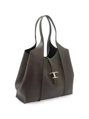 TOD'S T-timeless Leather Tote Bag - Green
