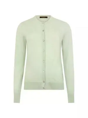 MOORER Button-up Cardigan - Green