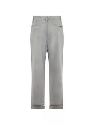 MOORER Turn-up Trousers