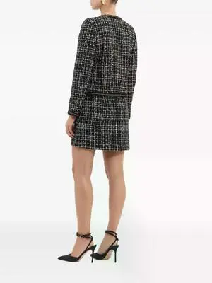 Rebecca Vallance Tweed Sequin Embellished Skirt