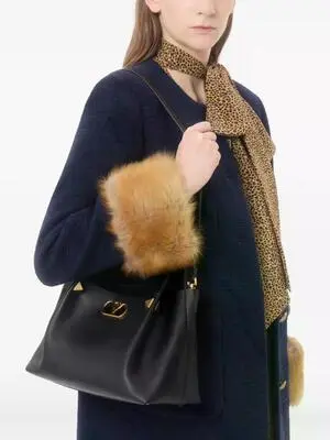 Valentino Garavani Small Soft Leather Shopping Bag