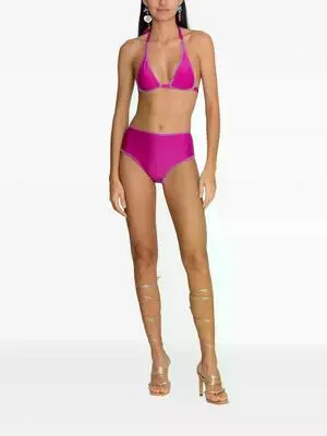 AMIR SLAMA X Tati Barbieri Blanket-stitched Star-cutout Bikini