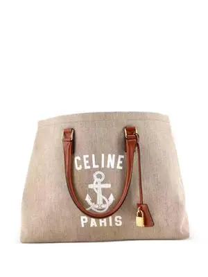 Celine St. Tropez Horizontal Cabas Tote Bag - Neutrals