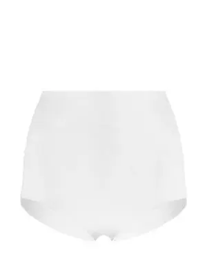 Wolford Seamless Circular-knit High-waisted Briefs - White