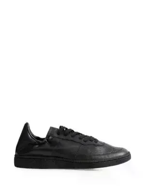 MAJOR STEP Major Tennis Leather Sneakers - Black