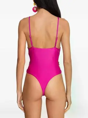 AMIR SLAMA Cut-out Starfish Embellished One Piece Swimsuit