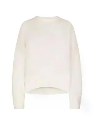 Loulou De Saison Cashmere Crew Neck Sweater - White
