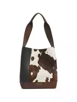 Marni Cow-print Shoulder Bag