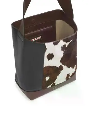 Marni Cow-print Shoulder Bag
