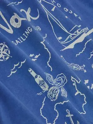 WAX LONDON Dean Graphic-print T-shirt - Blue