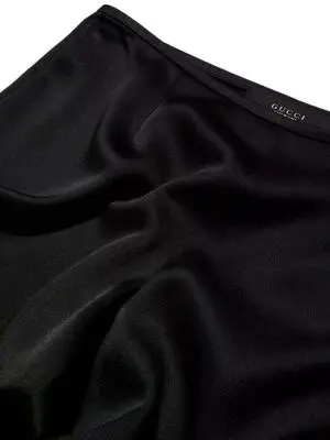 Gucci Satin-finish Straight-leg Trousers
