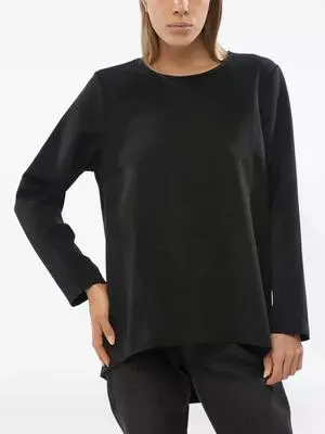 OBLÒ UNIQUE Asymmetric Oversized Long Sleeve Blouse