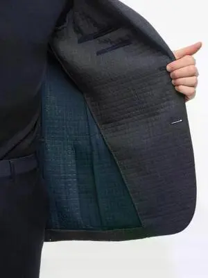 BEYMEN CLUB Quilted Wool Blazer