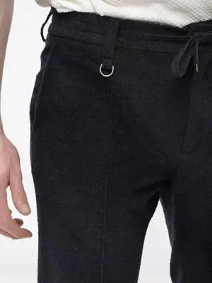 PAOLO PECORA Tweed Drawstring Trousers