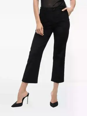 Woolrich Corduroy Cropped Trousers - Black