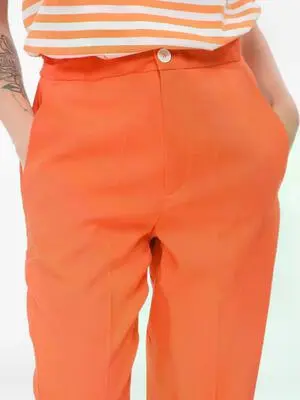 SETCHU Pleated Slit-hem Trousers