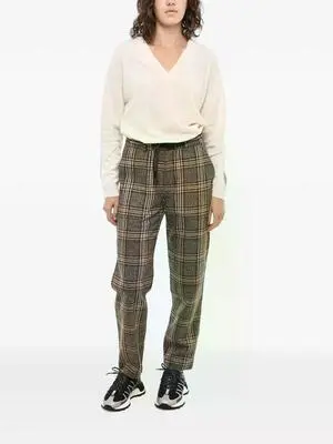 Woolrich Checked Wool-blend Trousers