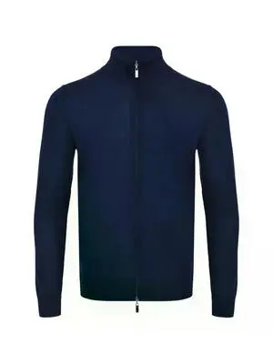 Pal Zileri Zip-up High-neck Cardigan