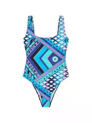 Emilio Pucci Vivara Print One-piece Swimsuit