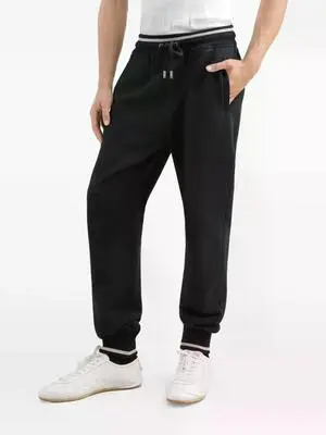 Dolce & Gabbana Cotton Jogging Trousers With Embroidery