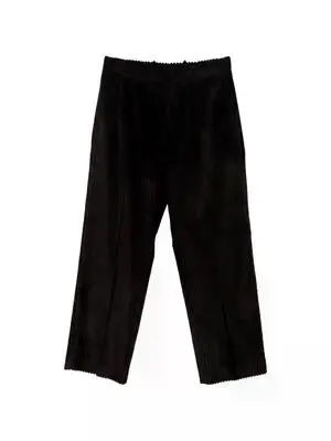 Our Legacy Borrowed Plissé-effect Cotton Trousers - Brown