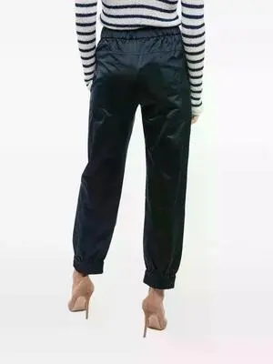 SA SU PHI Drawstring-waist Silk Track Pants