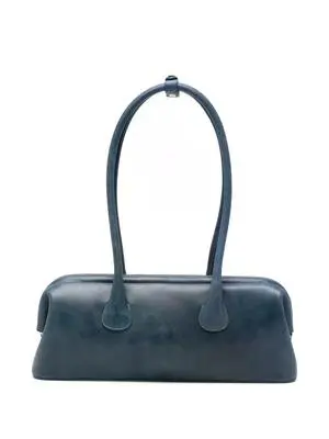 OSOI Boat Aged-effect Leather Tote Bag