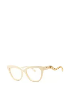 Roberto Cavalli Cat Eye Frame Eyeglasses - Neutrals