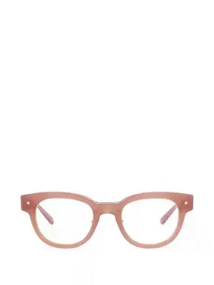 Valentino Garavani Rockstud Round-frame Glasses - Pink