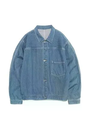 Nanamica Patch-pocket Denim Jacket - Blue
