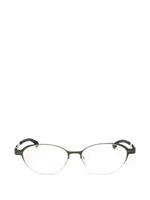 IC! BERLIN Round Frame Eyeglasses - Grey
