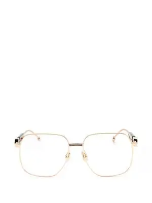 Philipp Plein Square Frame Eyeglasses - Gold