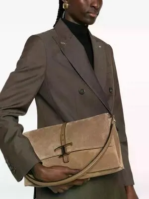 TOD'S T Timeless Shoulder Bag - Brown