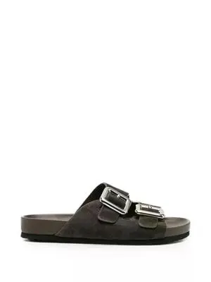 SERGIO MORETTI FIRENZE Buckle-fastening Sandals - Brown