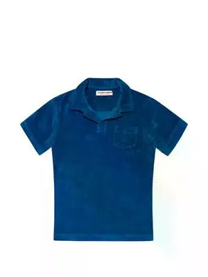 Orlebar Brown Towelling Cotton Polo Shirt - Blue