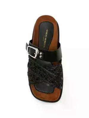 SERGIO MORETTI FIRENZE Buckle-fastening Sandals