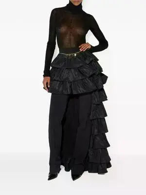 Elisabetta Franchi Ruffled Asymmetrical Skirt