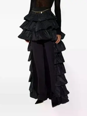 Elisabetta Franchi Ruffled Asymmetrical Skirt