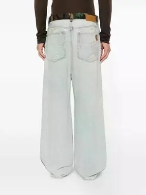 Amiri Distressed Camouflage-print Jeans
